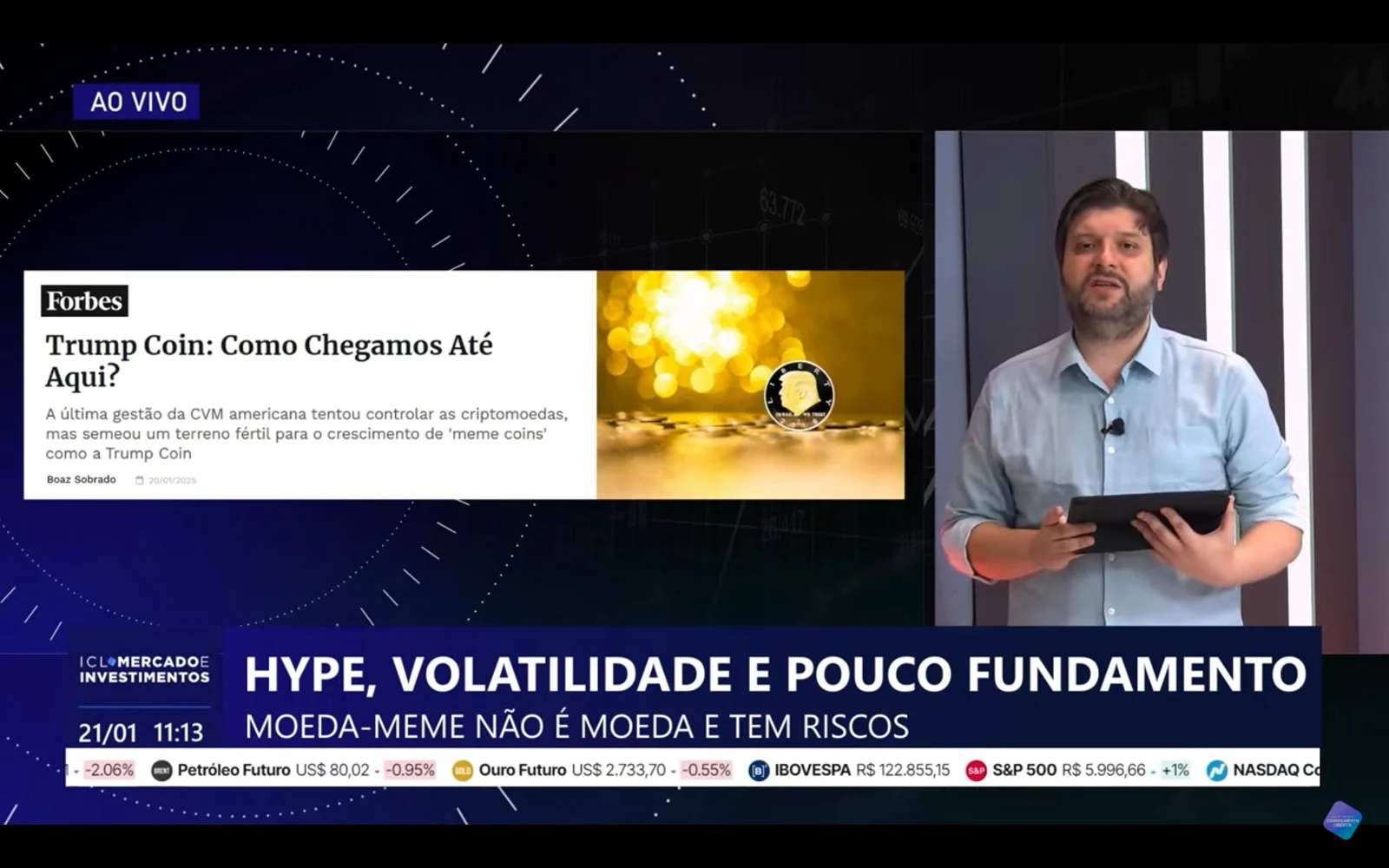 Economistas do ICL alertam sobre Trump coin