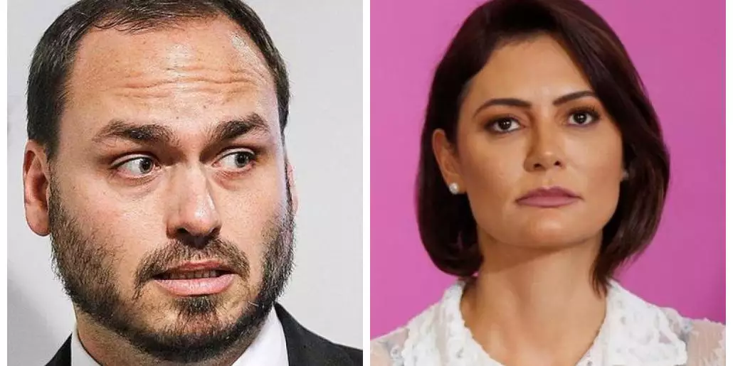 Michelle sobre Carlos Bolsonaro: 'Não sou obrigada a conviver'