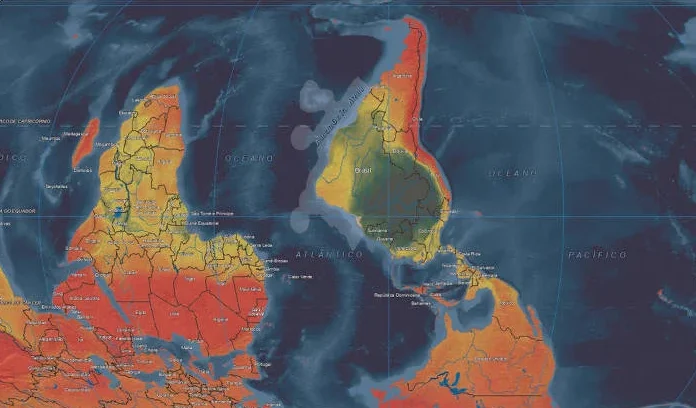 IBGE faz novo mapa invertido e com Brasil no centro do mundo - ICL Notícias